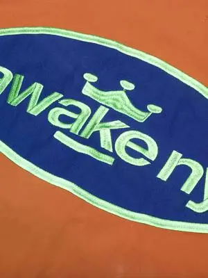 AWAKE NY Oval-logo Twill Jacket