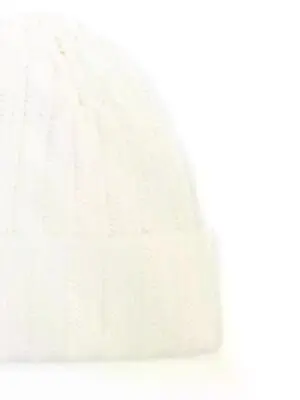 Aspesi Virgin Wool Beanie - White