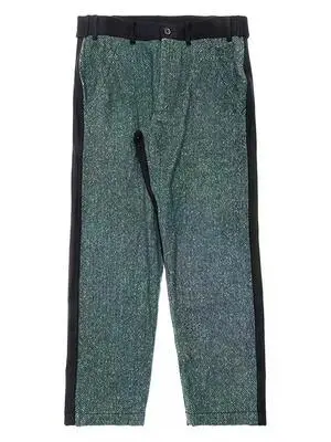 Comme Des Garçons Herringbone-panel Trousers