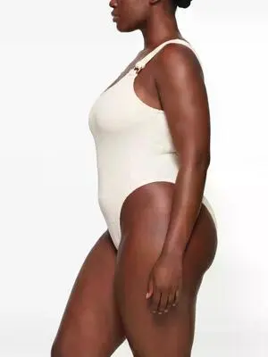 Hunza G Domino One-piece Swimsuit - Neutrals