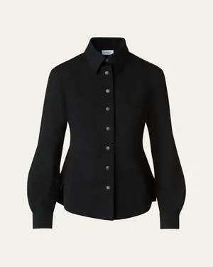 Akris Shirt Tail Hem Shirts For Women