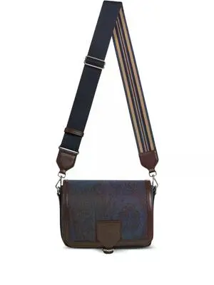 Etro Paisley-jacquard Shoulder Bag - Blue