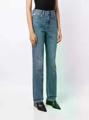 Alexander Wang Fly High-rise Flared Jeans