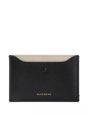 Givenchy Leather Two-tone Cardholder - Black