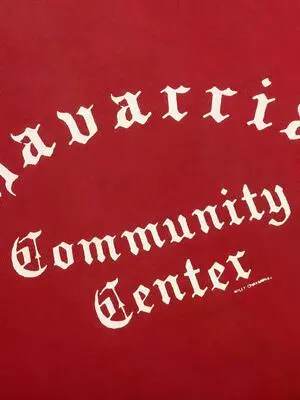 WILLY CHAVARRIA Community Center Crewneck Sweatshirt - Red