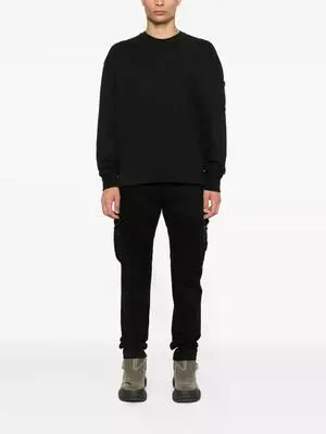 C.P. COMPANY Lens-detail Cargo Pants - Black
