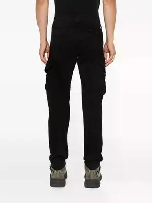 C.P. COMPANY Lens-detail Cargo Pants - Black