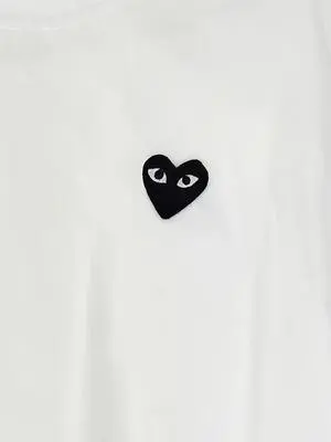 Play Comme Des Garcon Heart-motif T-shirt