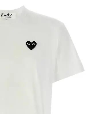 Play Comme Des Garcon Heart-motif T-shirt