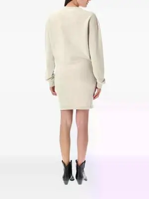 MARANT ETOILE Pipper Fleece Mini Dress - Neutrals