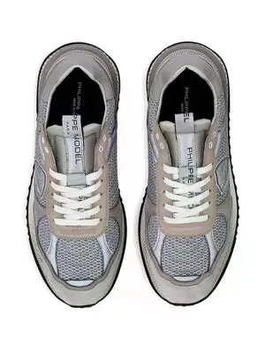 Philippe Model Olympique Mesh-panelled Sneakers - Grey