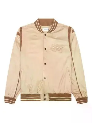 HONOR THE GIFT Embroidered Bomber Jacket - Brown
