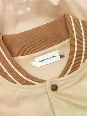 HONOR THE GIFT Embroidered Bomber Jacket - Brown