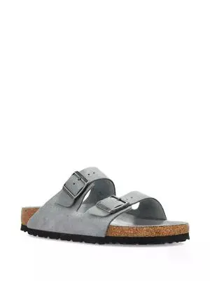 BIRKENSTOCK Double-buckle Suede Sandals