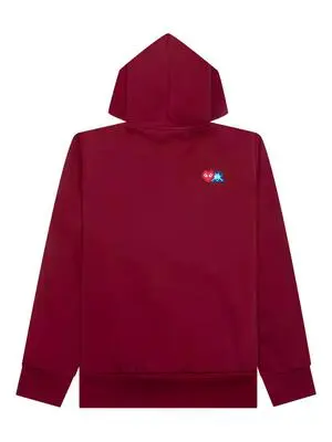 Play Comme Des Garcon Zip-up Hoodie - Red