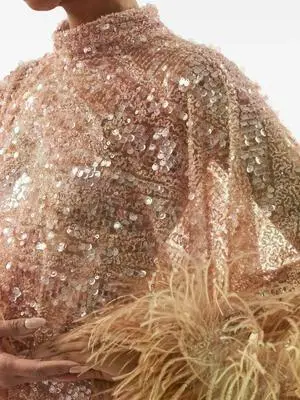 TALLER MARMO Casta Diva Sublime Gown - Pink