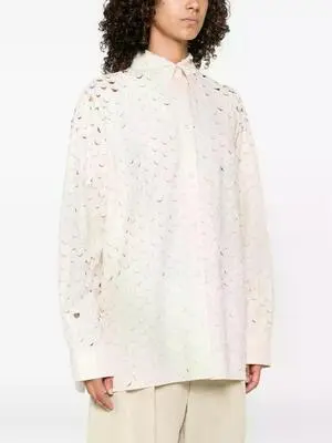 Nanushka Cut-out Collared Shirt