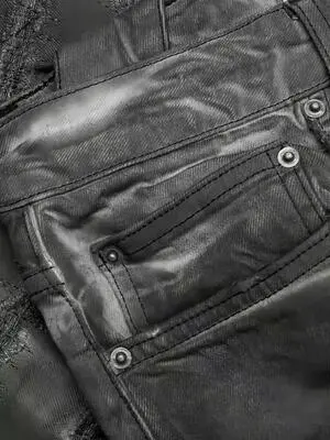 Ksubi Chitch Oil Slick Repair Jeans - Black