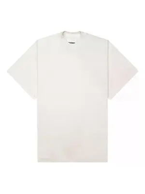 JIL SANDER Logo-embroidered T-shirt - Neutrals