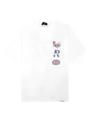 REPRESENT X Feature Multi-logo Graphic T-shirt - White