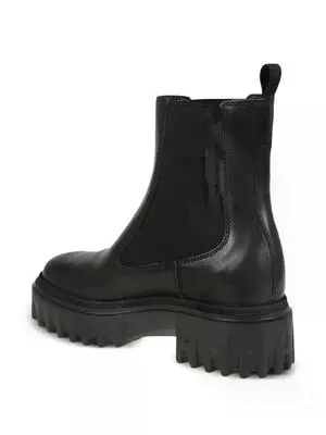 Hogan Platform Chelsea Boots - Black