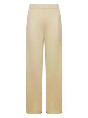 Max Mara Elasticated-waist Silk Trousers