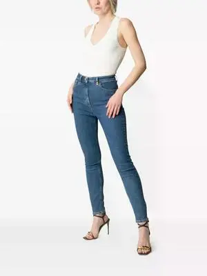Elisabetta Franchi Ribbed V-neck Top