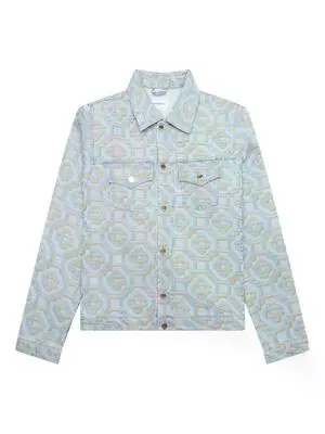 Casablanca Monogram-jacquard Denim Jacket