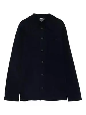 A.p.c. Buttoned Wool Jacket