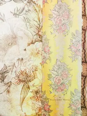 PIERRE-LOUIS MASCIA Floral-motif Scarf