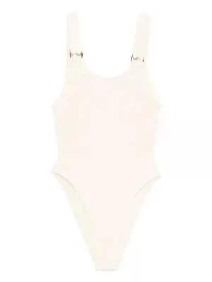Hunza G Domino One-Piece Swimsuit Neutrals