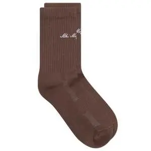 MKI MIYUKI ZOKU Embassy Socks Brown