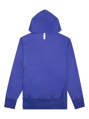ADVISORY BOARD CRYSTALS Logo-embroidered Pullover Hoodie - Blue