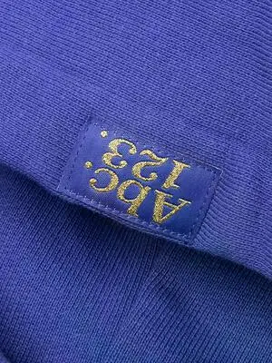 ADVISORY BOARD CRYSTALS Logo-embroidered Pullover Hoodie - Blue