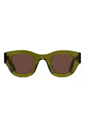 Thierry Lasry Autocracy 390 Rectangle-frame Sunglasses - Green