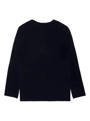 Play Comme Des Garcon Heart-logo Sweater - Black