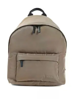 Givenchy Logo-plaque Backpack - Neutrals