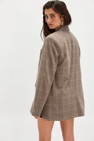 Free People Pinstripe Blazer