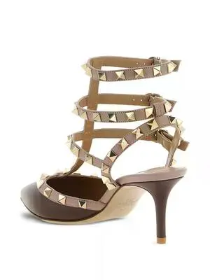 Valentino Garavani 65mm Rockstud Pumps - Brown