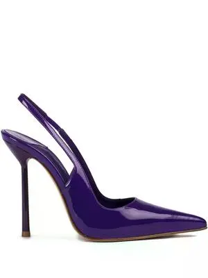 LE SILLA 120mm Bella Slingback Pointed-toe Pumps - Purple