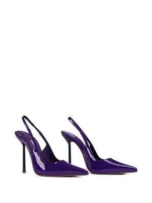 LE SILLA 120mm Bella Slingback Pointed-toe Pumps - Purple