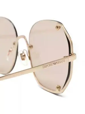 Emporio Armani Geometric-frame Sunglasses