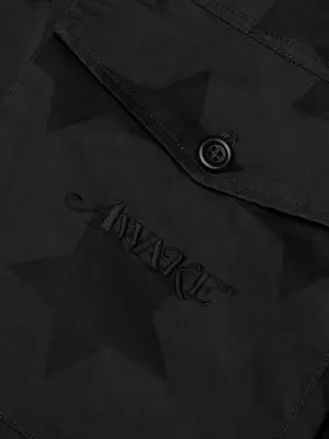 AWAKE NY Star Print Hooded Jacket