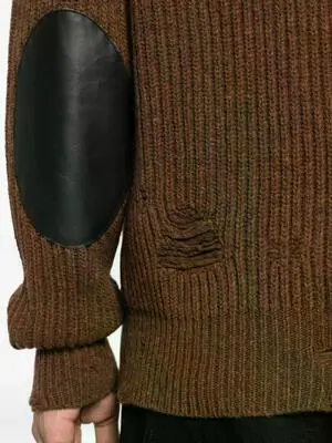 MAISON MARGIELA Zip-front Frayed Cardigan