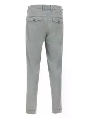 MYTHS Pleated Trousers With Pocket Detail - Grey