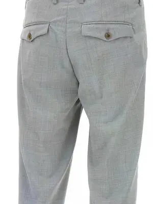 MYTHS Pleated Trousers With Pocket Detail - Grey