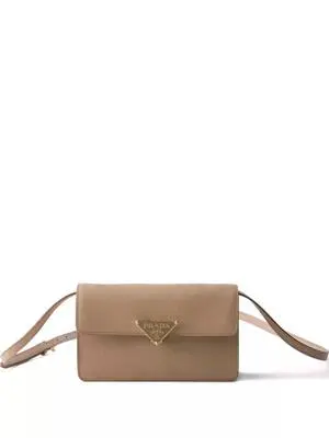 Prada Flap-top Mini Bag - Brown