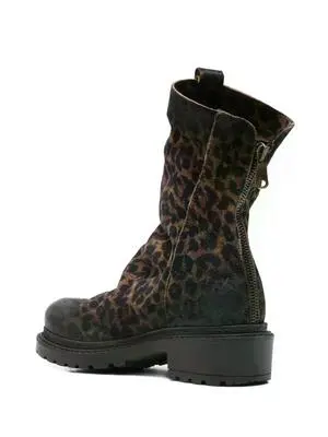 METISSE 40mm Leopard-print Slouch Boots