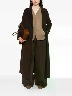 ERMANNO FIRENZE Wool-blend Double-breasted Coat