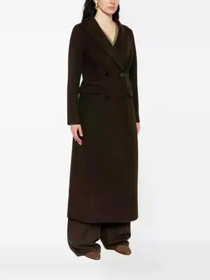 ERMANNO FIRENZE Wool-blend Double-breasted Coat
